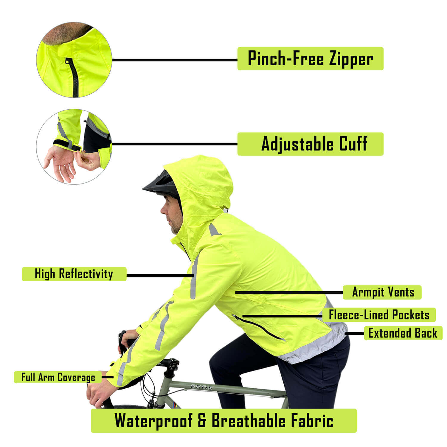 Reflectoes Reflective Jacket Shell - Waterproof – ReflecToes