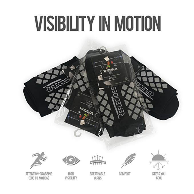 Reflectoes Reflective Socks For Cycling and Running – ReflecToes